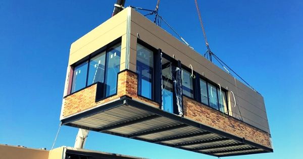 ¿De qué material están hechos los edificios modulares?